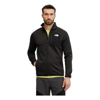 The North Face Crest Full-Zip Fleece - - Sport - Herren - Schwarzk - S