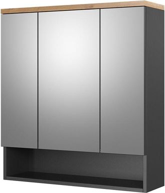 Vicco Badspiegelschrank Eden, Anthrazit, 70 x 77.5 cm