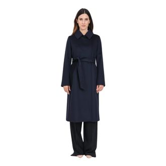 Max Mara Femme, Manteaux, Bleu, Taille: 40 FR Manteau Bleu Femme Mod&egrave;le Bcollag