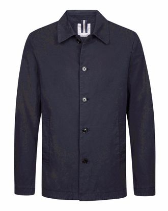 Profuomo Overshirt aus einem leichten Baumwoll-Canvas in