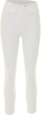 Elisabetta Franchi Casual Hose - Wei&szlig;