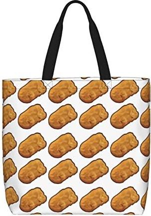 Generic Sac De Courses Poulet Dinosaure Mignon Sac Tissu Personnaliser R&eacute;utilisable Sacs En Toile &Eacute;paule, Pour Shopping, Filles, Tous Les Jours, &Eacute;cole