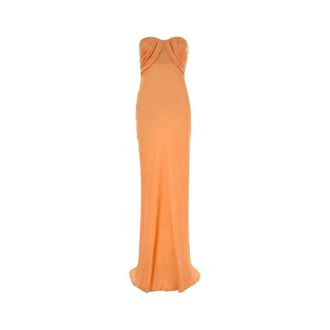 Ermanno Scervino Femme, Robes, Orange, Taille: 36 FR Long Silk Dress