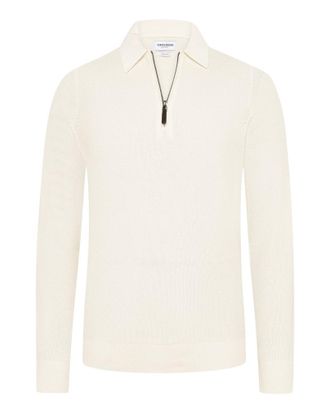 Tom Rusborg Troyer mit Umlegekragen und Seidenanteil in