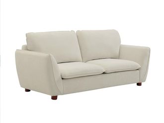 Vente-Unique Sofa 3-Sitzer - Stoff - Offwhite - MENARDIA