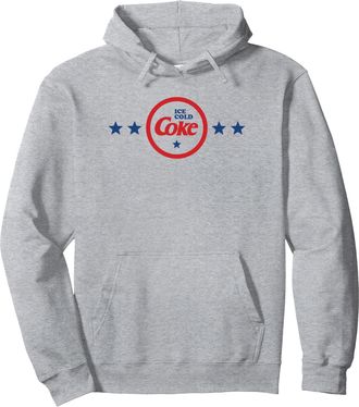 Coca Cola Ware Ice Cold Coke Americana Circle Logo Pullover Hoodie