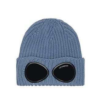 C.P. Company C.p. Company, Homme, Accessoires, Bleu, Taille: ONE Size Bonnet Tricot de Moyenne Jauge