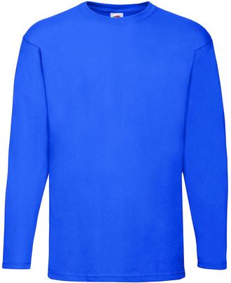 Fruit Of The Loom Herren Valueweight Long Sleeve Sporttop, königsblau, XXL