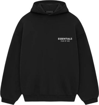 Fear of God unisex, Sweatshirts et sweats &agrave; capuche, Noir, Taille: L Essentials Fleece Sweat &agrave; capuche (Fw24)