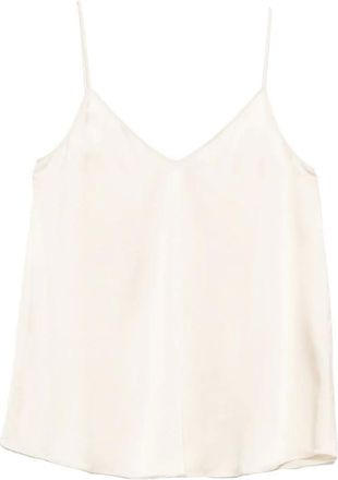 Antonelli Femme, Tops, Blanc, Taille: 40 FR Top Abe scollo a V