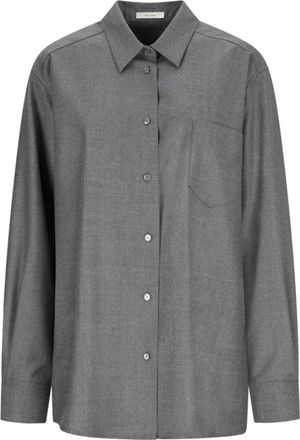 The Row Femme, Blouses et Chemises, Gris, Taille: 42 FR Pino Shirt