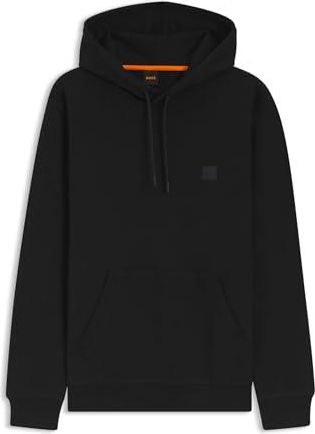 BOSS Hommes Wetalk Sweat à Capuche Regular en Molleton de Coton avec Patch logoté