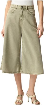 Pinko Pinko, Femme, Shorts, Vert, Taille: W28 Burkina Bermuda