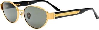 Linda Farrow Femme, Accessoires, Jaune, Taille: 56 MM Lunettes de soleil