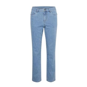 Kaffe Hellblaue Waschung Gerades Jeans - - Jeans - Damen - Blau - 2XL
