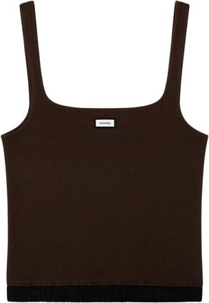 Entire studios Entire Studios, Femme, Tops, Brun, Taille: 40 FR Lounge Tank