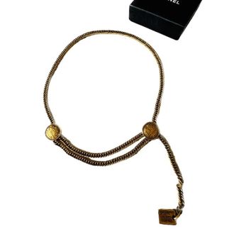 Chanel Ceinture M&eacute;daillons Multi-rangs Pr&eacute;-appartenance - Femme - Pre-owned - Jaune - Taille: ONE Size