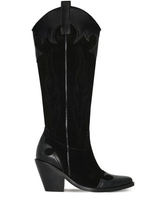 Johanna Ortiz bottes dinspiration western - Noir