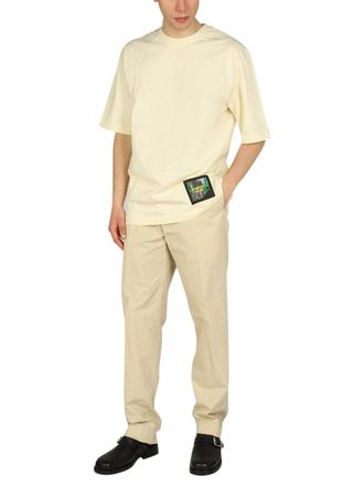 AMBUSH Logo Patch Cotton T-Shirt - White