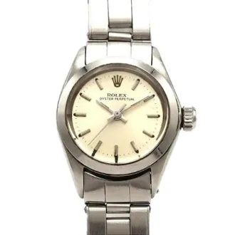 Rolex Pre-owned Oyster Perpetual Acier Automatique - Femme - Pre-owned - Gris - Taille: ONE Size