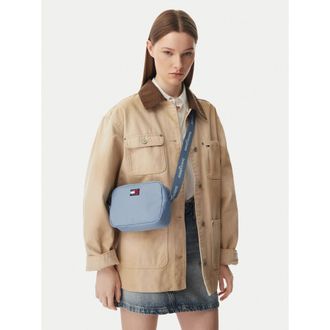 Tommy Jeans Handtasche Tommy Jeans Tjw Ess Daily Crossover AW0AW18769 Blau