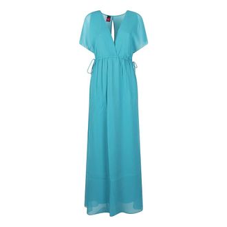 Pinko Pinko, Femme, Robes, Vert, Taille: 38 FR Robe longue Garcina