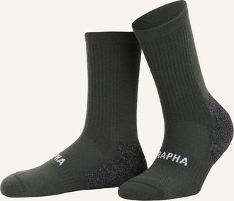 Rapha Radsocken Pro Team Winter Mit Merinowolle gruen