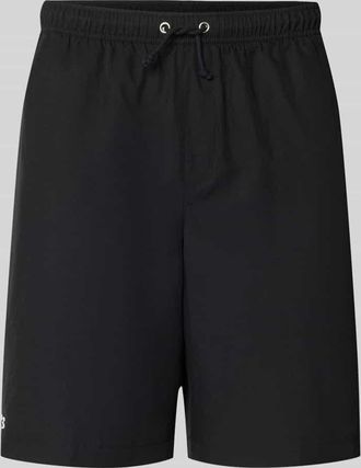 Lacoste Sport Relaxed Fit Shorts mit Logo-Patch