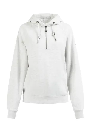 Dreimaster Dreimaster Kapuzenpullover Damen Grau Melange