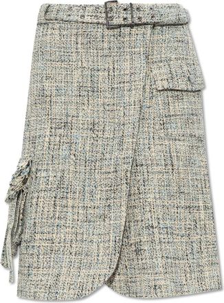 Ganni Damen, Röcke, Mehrfarbig, MGröße