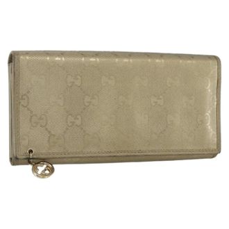 Gucci Portefeuille en plastique doccasion - Femme - Pre-owned - Beige - Taille: ONE Size