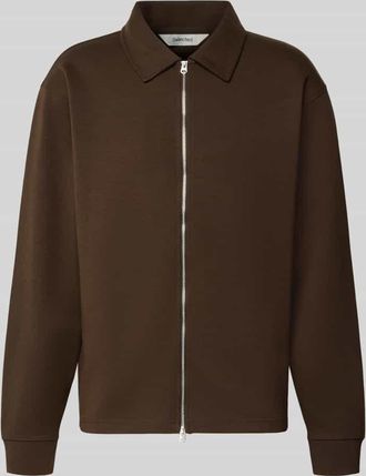 Selected Regular Sweatjacke aus Baumwoll-Mix Modell TOM