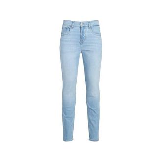 7 For All Mankind Jean slim en coton m&eacute;lang&eacute;