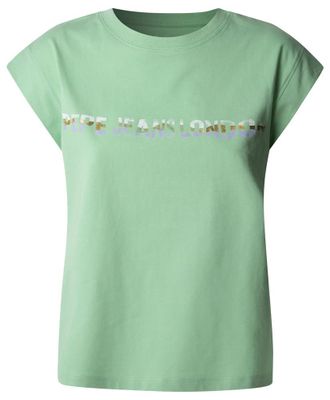 Pepe Jeans London Damen Aurore T-Shirt, Gr&uuml;n (frisches Gr&uuml;n), L