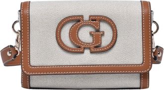 Guess Femme, Sacs, Beige, Taille: ONE Size Sac bandouli&egrave;re Sebina