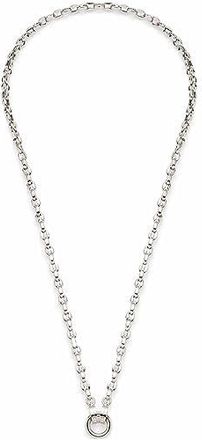 Leonardo Leonardo Jewels Romea Clip&Mix 023272 Collier en acier inoxydable avec anneau pour accrocher les breloques, longueur 50 cm, extensible bijoux cadeau p
