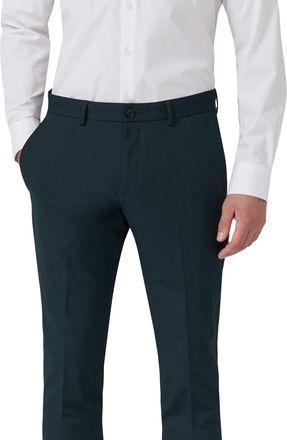 s.Oliver s.O Pure: Anzughose im Slim Fit aus meliertem Stretch-Twill