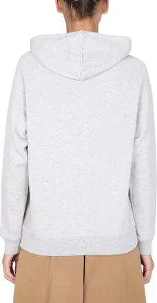 &ecirc;tre c&eacute;cile Cotton Hooded Sweatshirt - Gray
