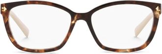 Prada lunettes de vue à monture carrée - Marron