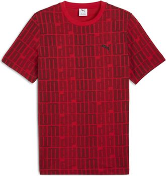 Puma Herren Essentials Logo Lab T-Shirt XXL, for All Time Red