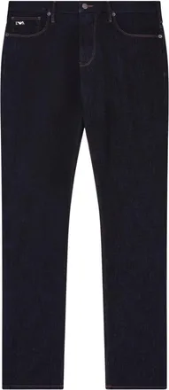 Emporio Armani Homme, Jeans, Noir, Taille: W36 Jean cinq poches avec logo