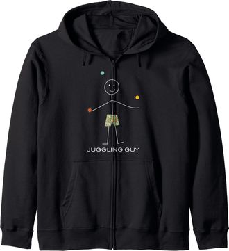 Whyitsme Design Funny Men Jonggling Guy Boy Jonggler Kapuzenjacke