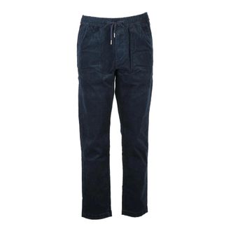 Tommy Hilfiger Homme, Pantalons, Bleu, Taille: W36 Chino en velours c&ocirc;tel&eacute;