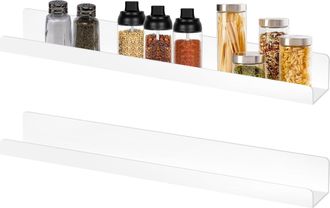 Generic Magnetische Regale - Schwebendes Metall Magnetregal Zur B&uuml;cherpr&auml;sentation - Acryl Wiederverwendbares B&uuml;cher-Display-Panel f&uuml;r Whiteboard, K&uuml;hlschrank