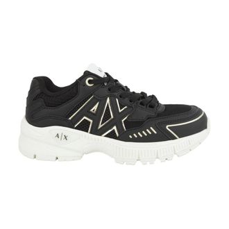 A|X Armani Exchange Schwarzer Sneaker Polyester - - Shoes - Damen - Schwarzk - 39 EU