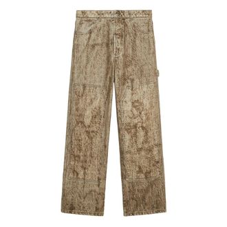 1989 STUDIO Cargo Hose - - Trousers - Herren - Braun - W32
