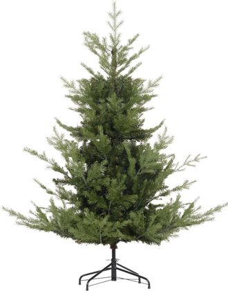 HOMCOM K&uuml;nstlicher Weihnachtsbaum 150 cm, Breiter Christbaum mit 1290 Spitzen k&uuml;nstlich Tannenbaum inkl. Metallst&auml;nder Weihnachtsdeko f&uuml;r drinnen