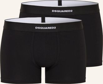 Dsquared2 2er-Pack Boxershorts schwarz