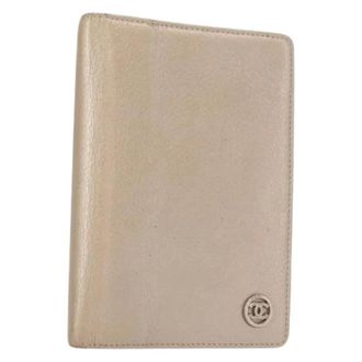 Chanel Accessoire Vintage en Cuir dOccasion - Femme - Pre-owned - Beige - Taille: ONE Size