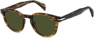 David Beckham DB 1198/S Gafas, Brown Horn, ESTANDAR Unisex Adulto